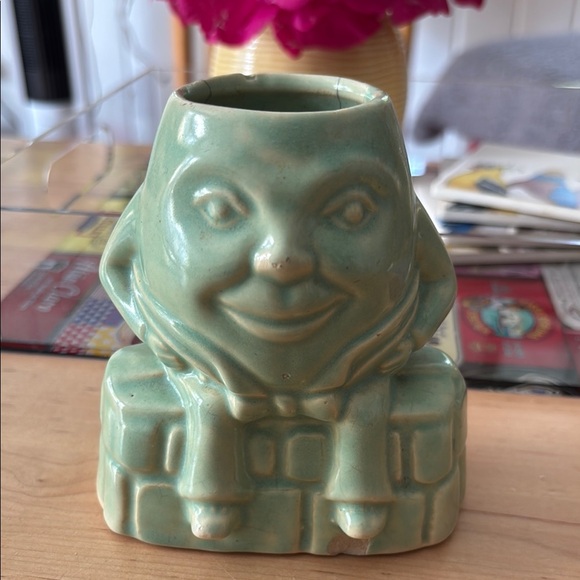 Mccoy | Accents | Mccoy Vintage Green Humpty Dumpty Ceramic Planter ...